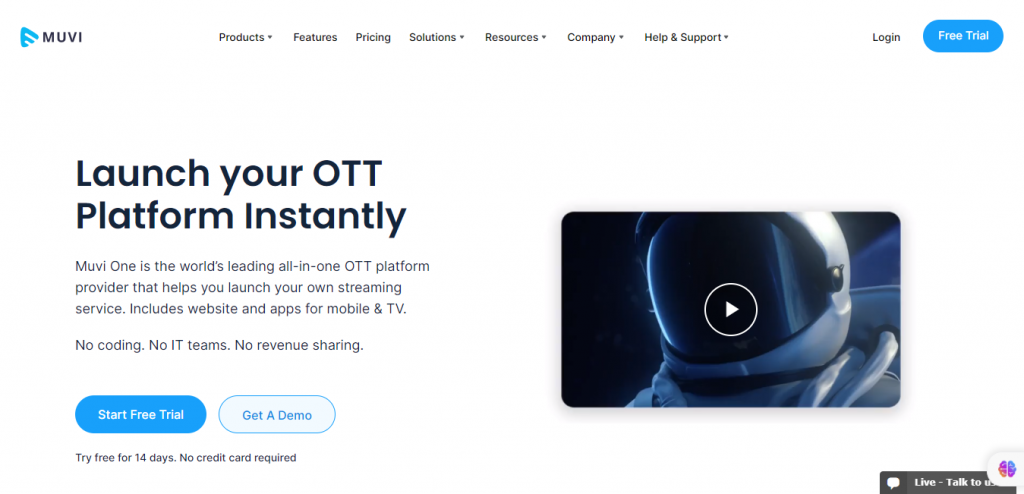 Top 20 White Label OTT Platforms for Video Streaming